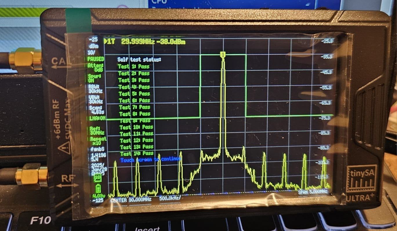 Analizator spektra tinySA ULTRA+ ZS-407 7.3GHz