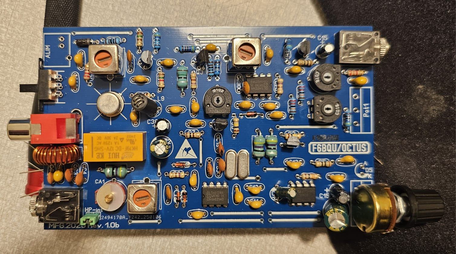 OCTUS 80m DSB primopredajnik - F6BQU