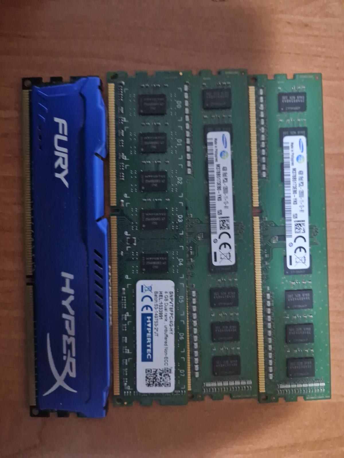 16 gb (4x4) DDR3 ram