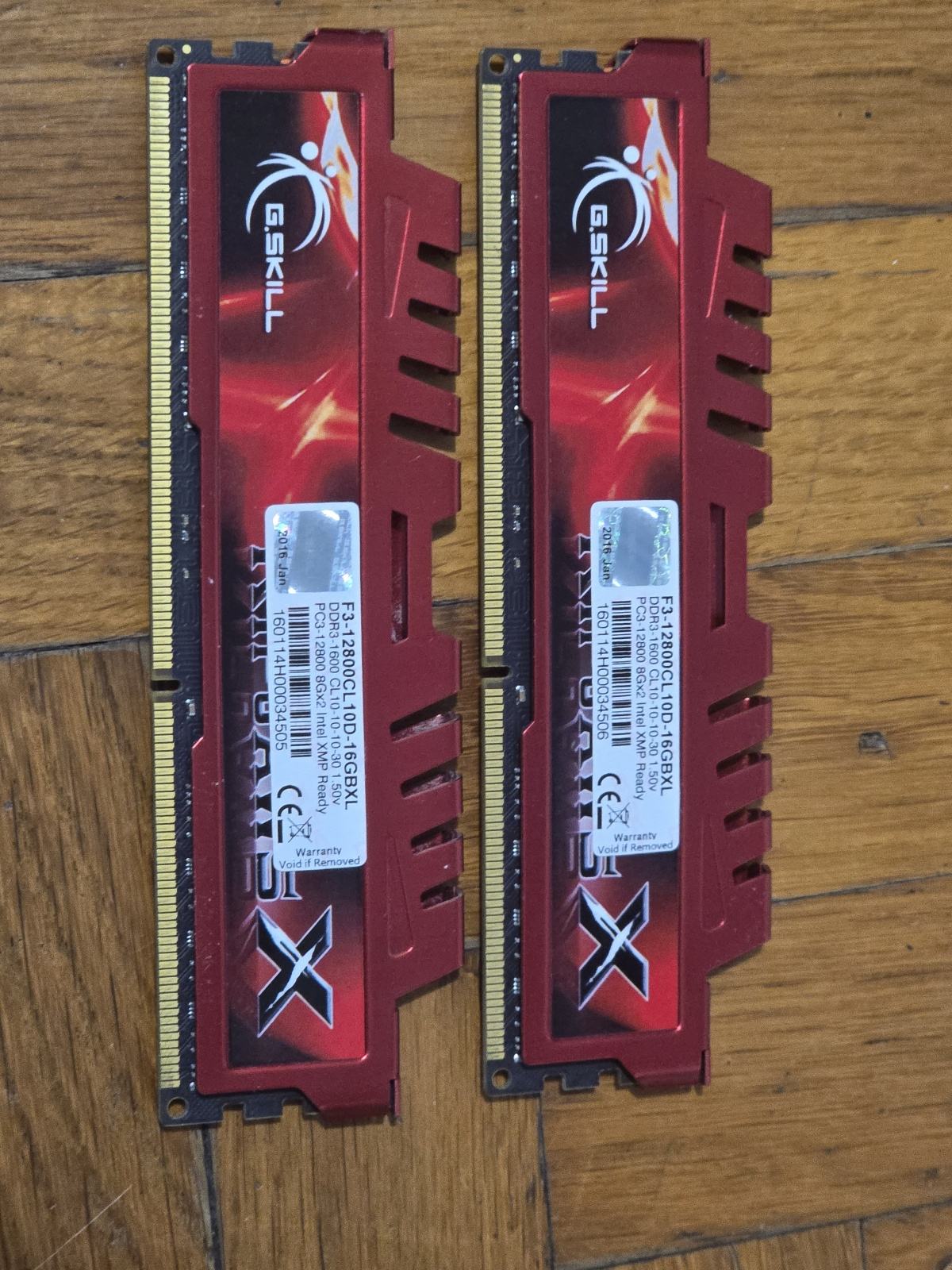 16GB RAM (DDR3)