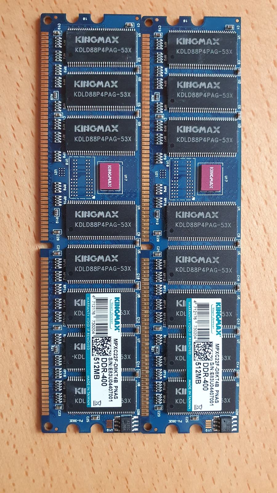 2x512MB ddr 400