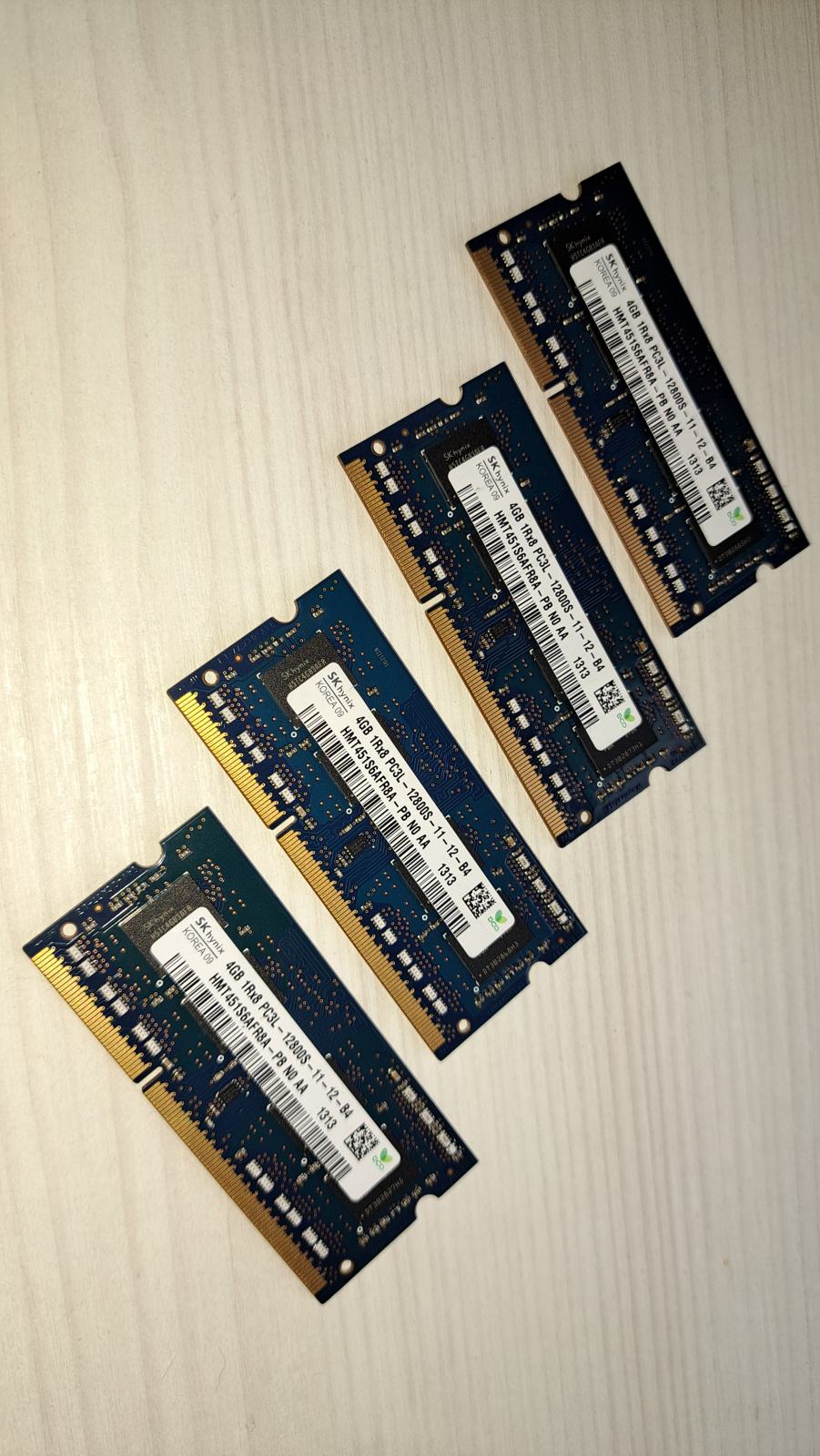 4 GB DDR3 RAM, SODIMM, Hynix, PC3L-12800S