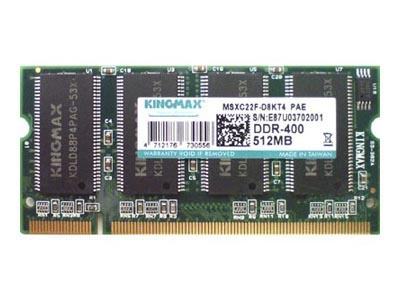 512MB KIngmax DDR-400 400mhz MSXC22F-D8KT4 PAE