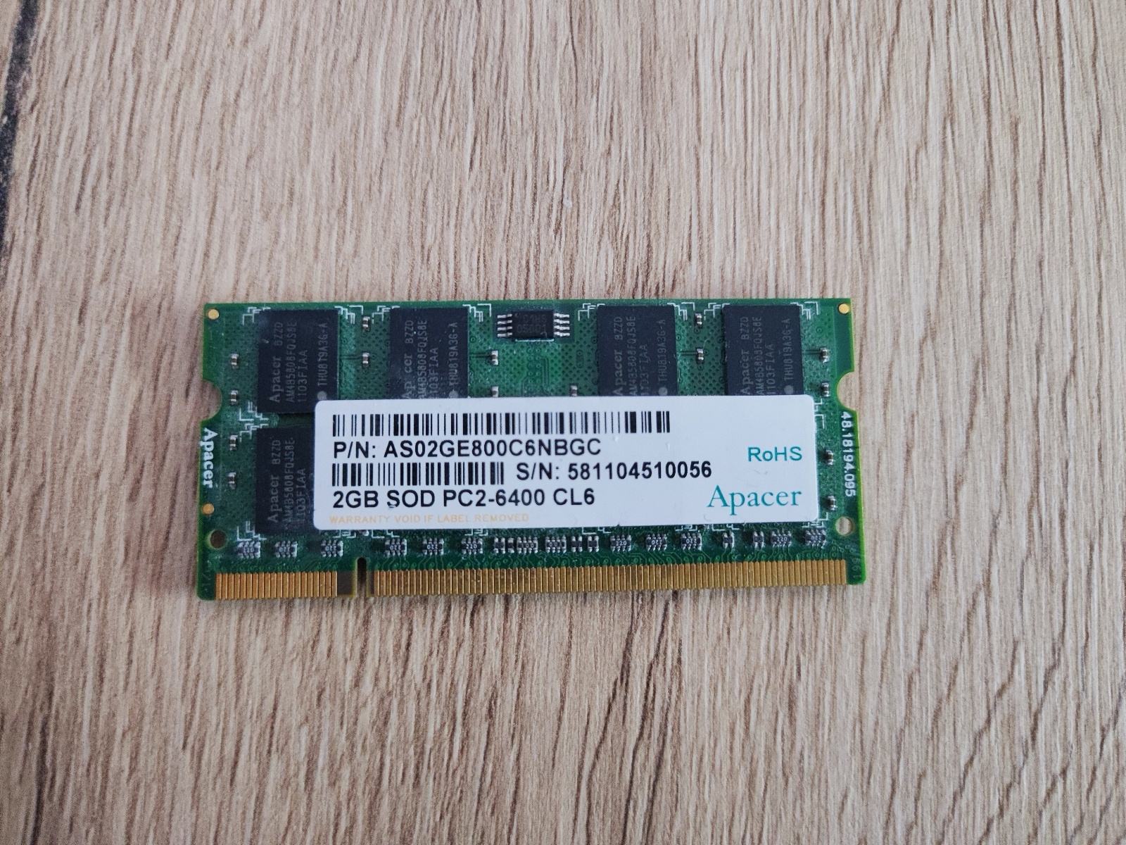 Apacer 2GB PC2-6400S