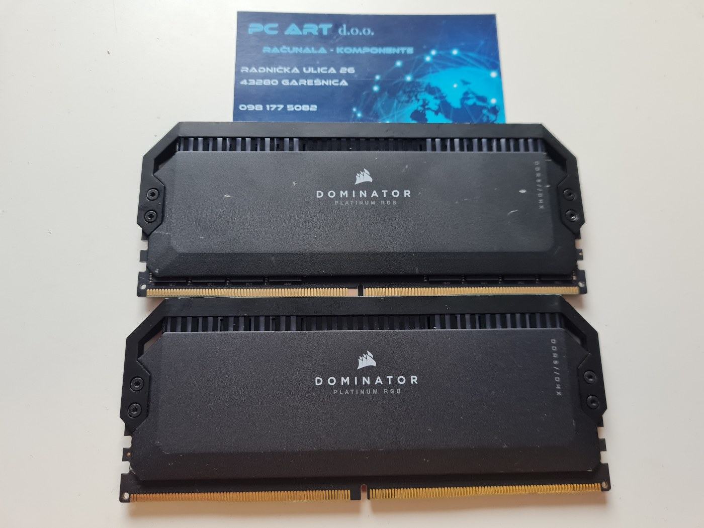 Corsair Dominator Platinum RGB 48GB PC5 DDR5 6600MT/s - Račun