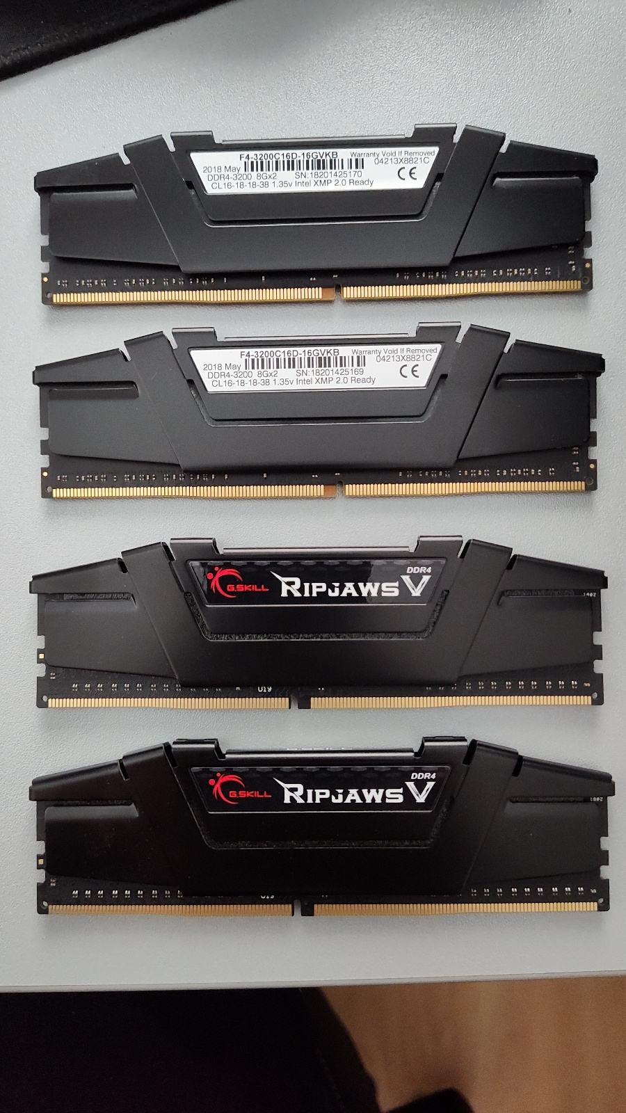 Ddr4 3200 gskill ripjaws 4x8gb ram