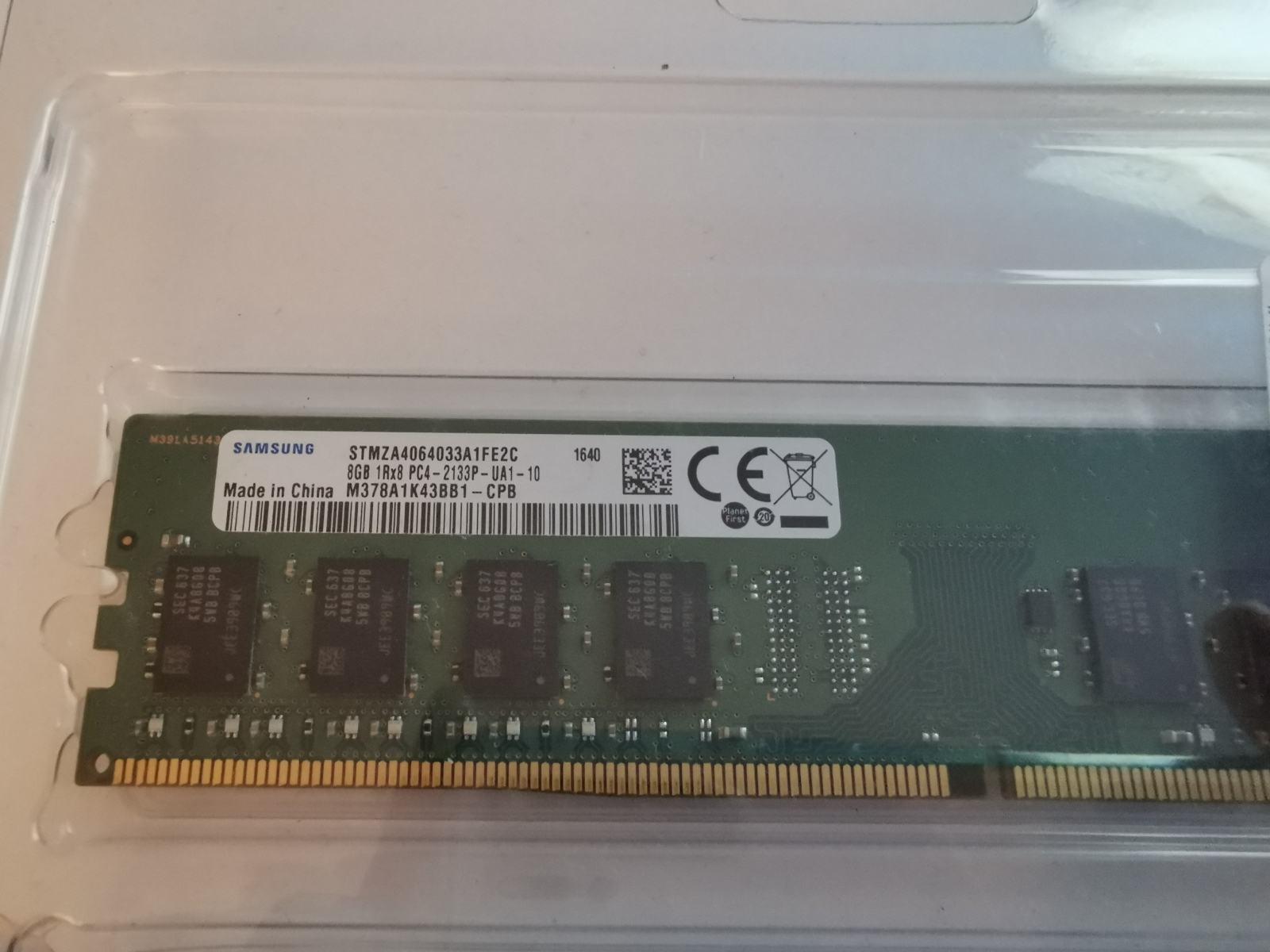 DDR4 RAM 8GB 2133Mhz Samsung