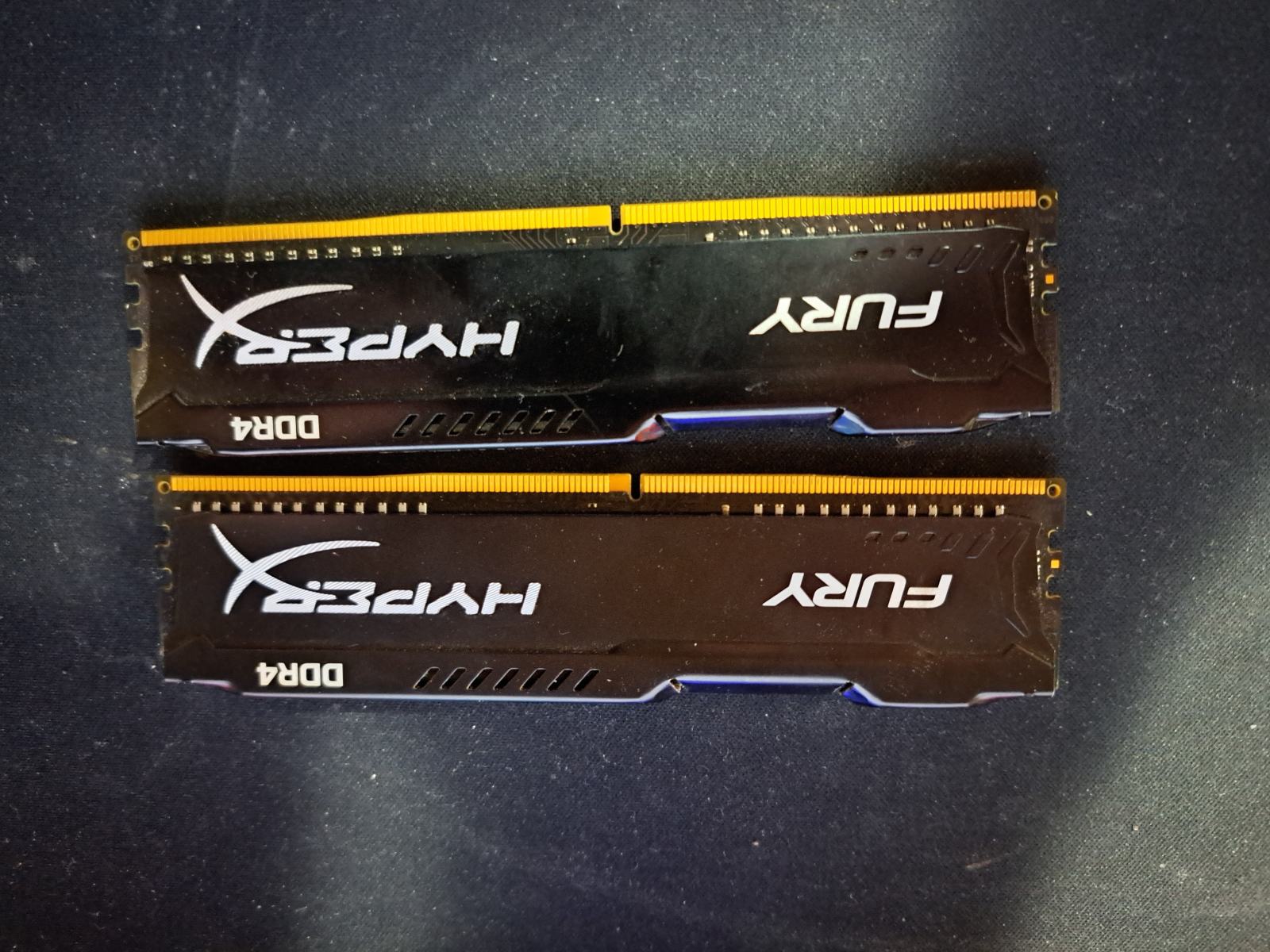 Hyper X Fury DDR4 8 GB RAM (2x4GB)