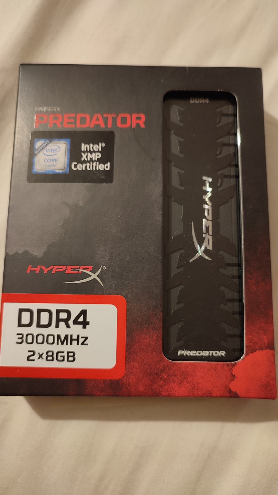 RAM HyperX Predator DDR4 3000 MHz 2X8