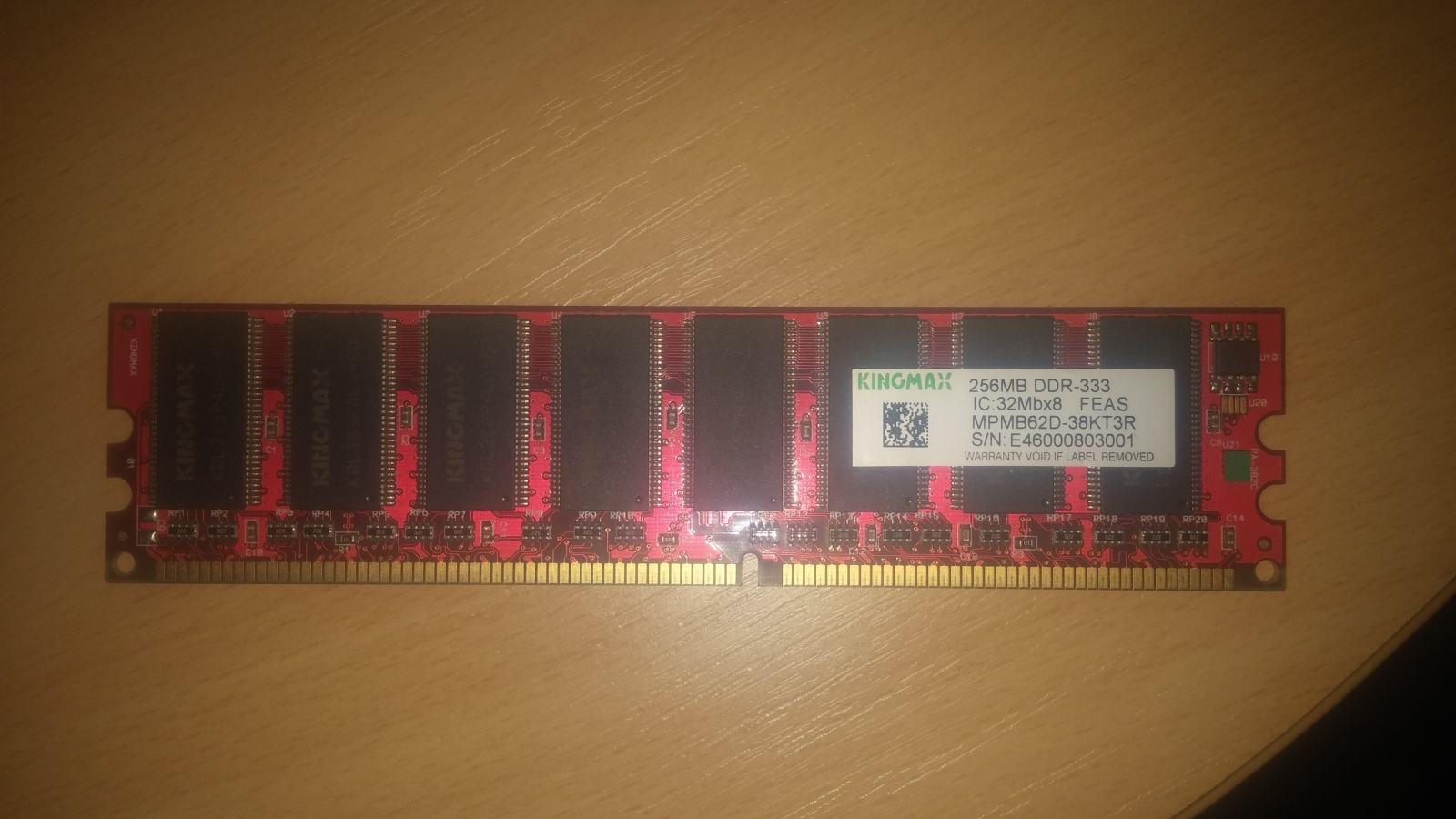 KINGMAX DDR 333 256MB 32MBx8