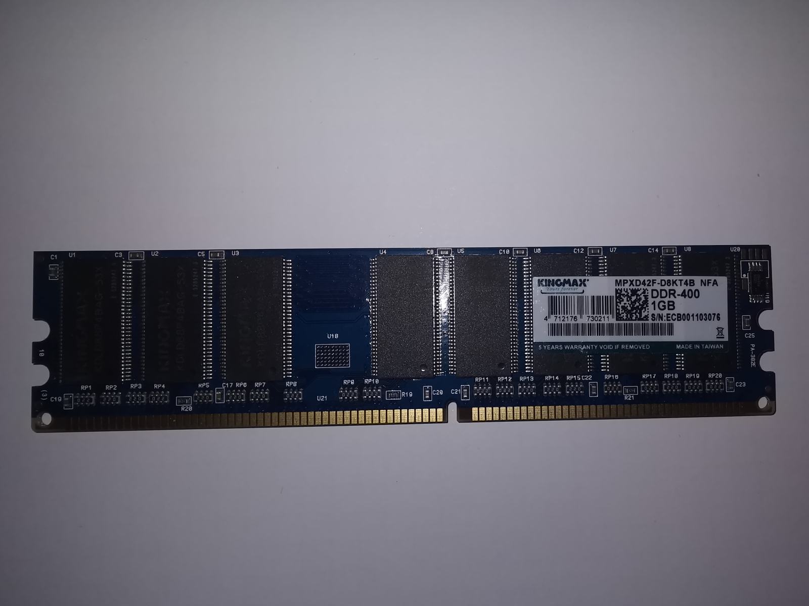 KINGMAX DDR-400 1GB RAM memorija