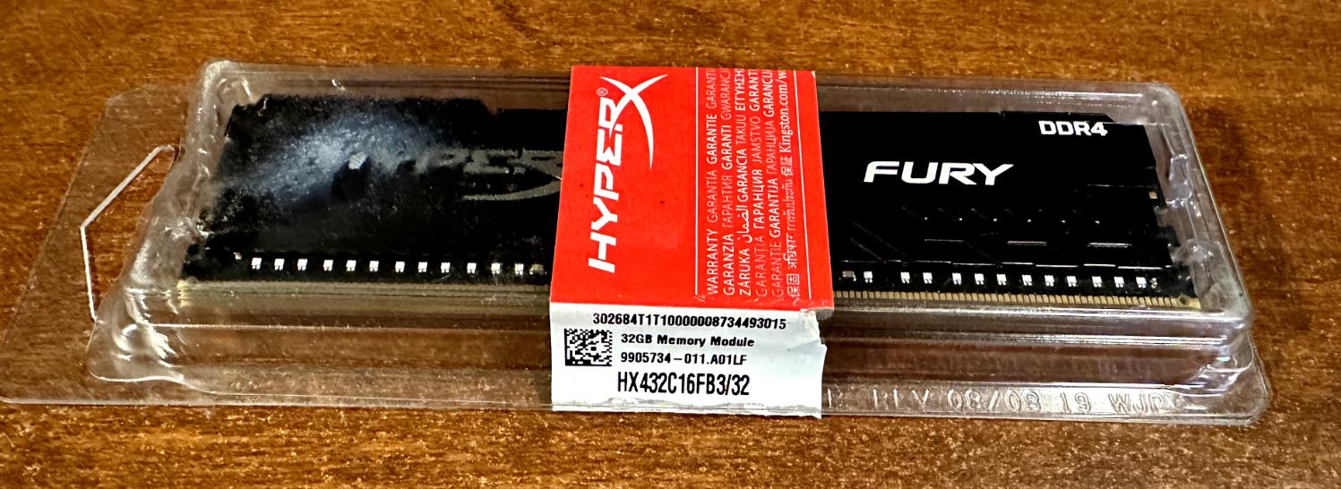 Kingston FURY Hyperx 32GB DDR4, 3200MHZ CL16 !POD GARANCIJOM!
