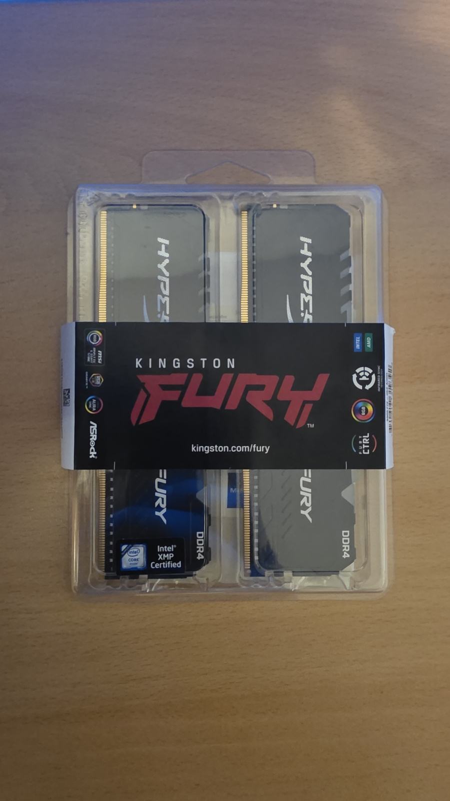 Kingston fury RGB 2x8gb 3200mhz