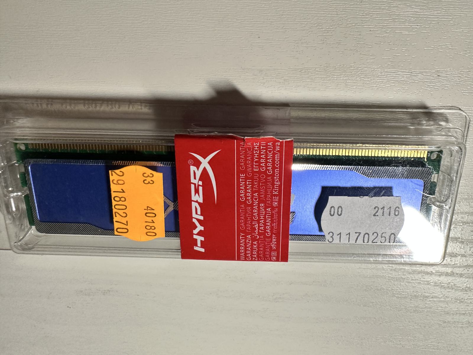 Kingston HyperX Blu 4GB DDR3 1600MHz