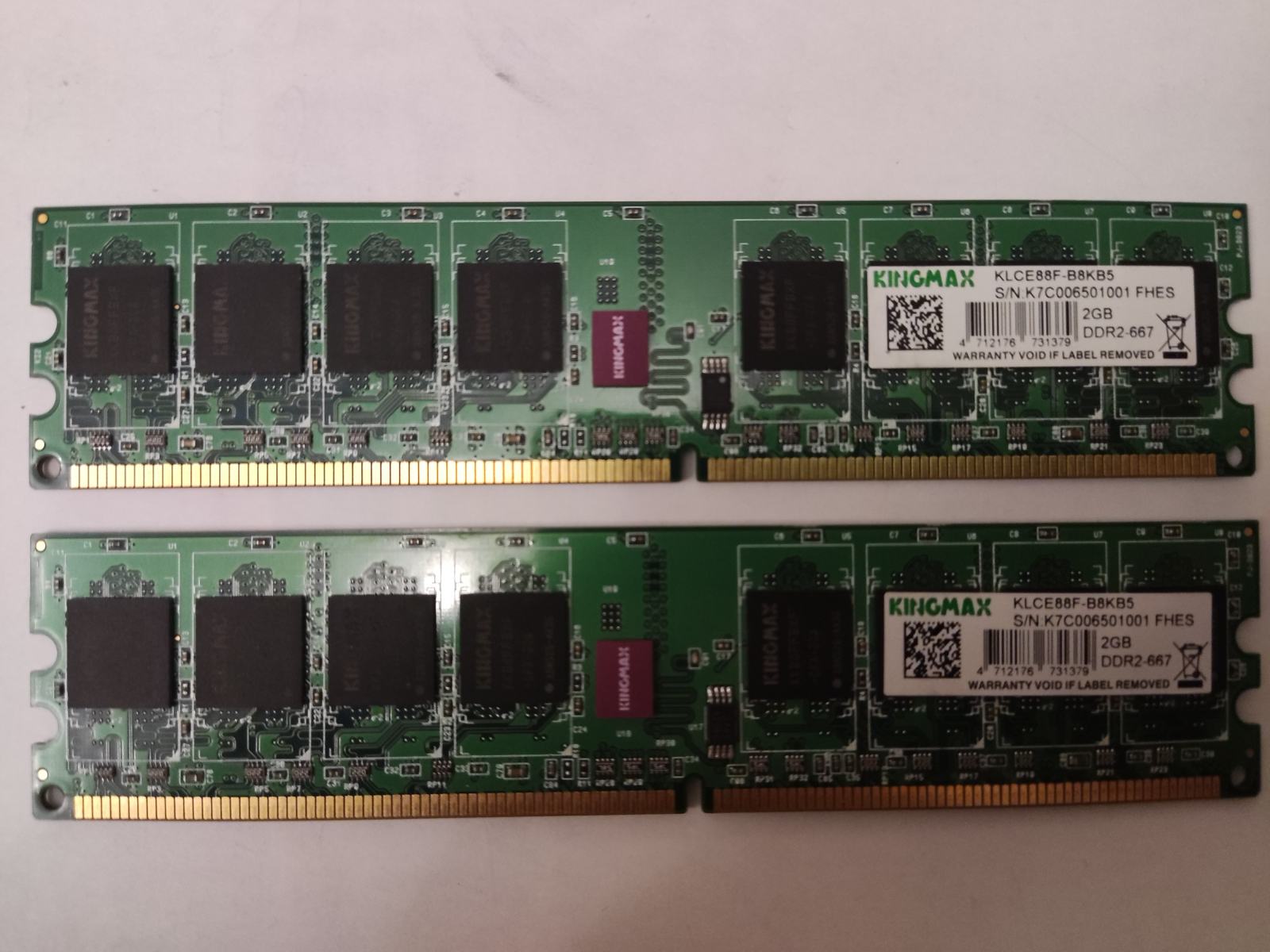 MEMORIJA DDR2 KINGMAX 4GB 667MHZ
