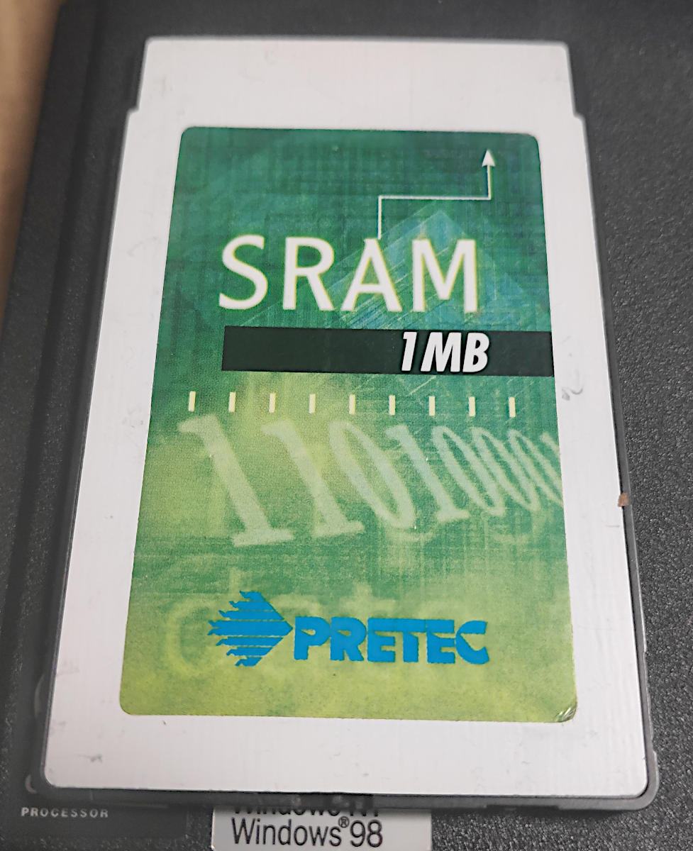 PRETEC 1 mb SRAM PCMCIA Card memorija - za klavijature strojeve AMIGU