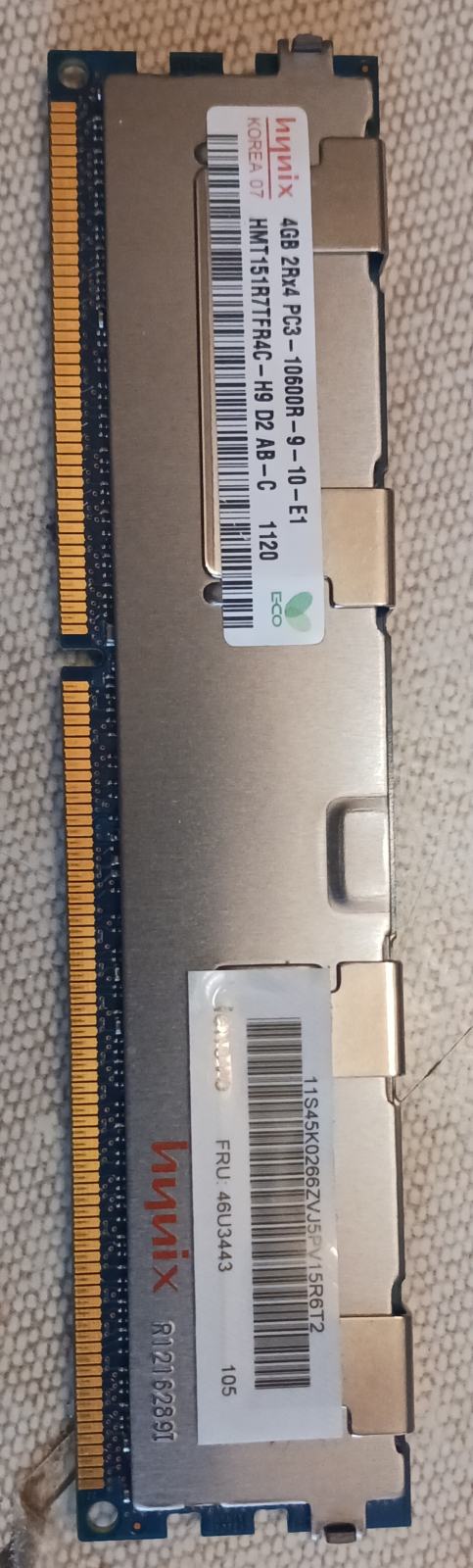 RAM za SERVER, DDR3, 2x2GB ECC, 1x4GB ECC, 4x8GB ECC