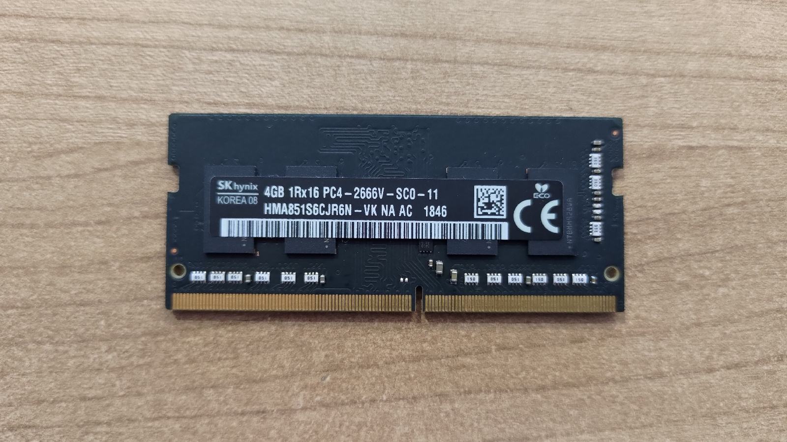 RAM 4GB DDR4-2666, SO-DIMM, memorija za laptope /prijenosnike,ispravan