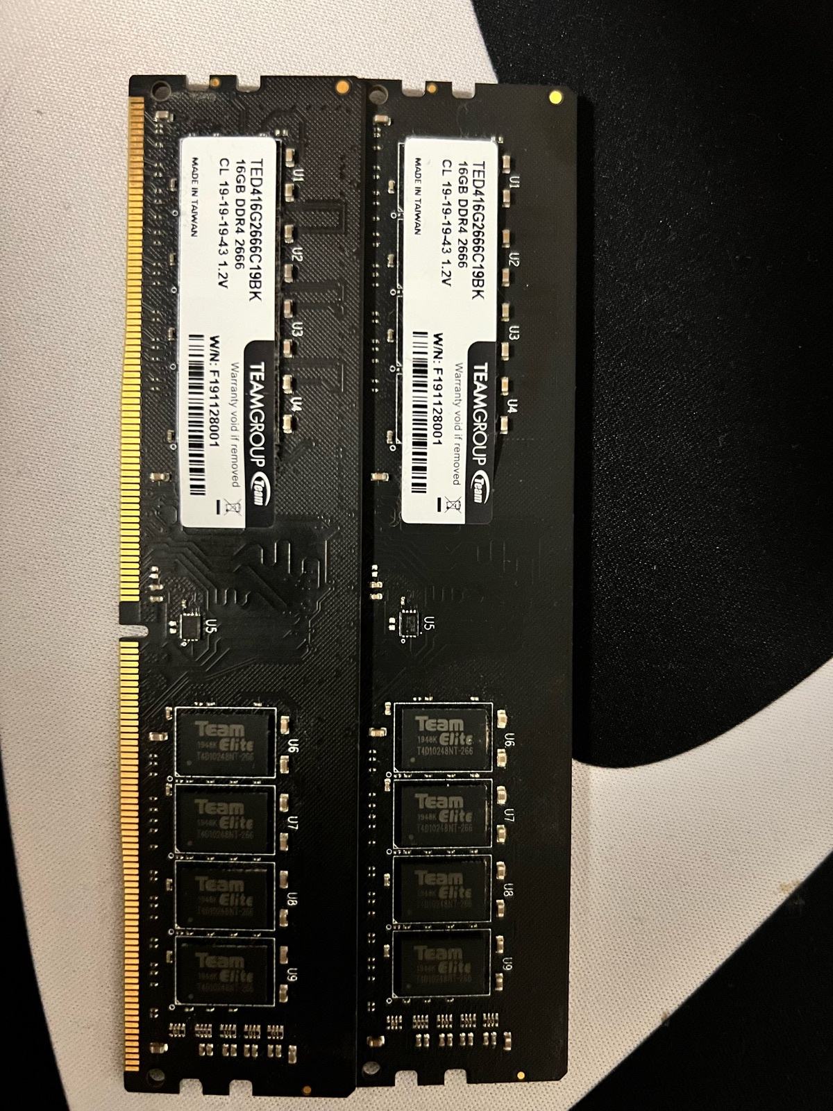 RAM DDR 4 32 gb (2x16)