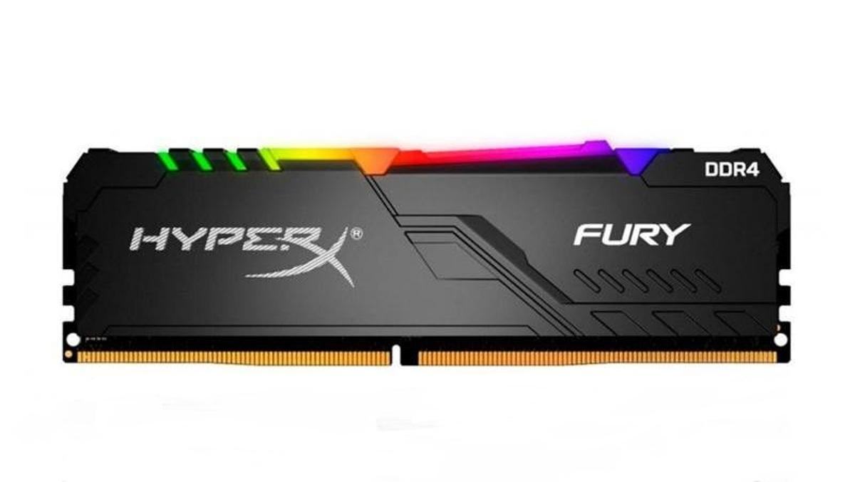 RAM - HyperX Fury RGB DDR4, 8GB, 2400MHz, CL15