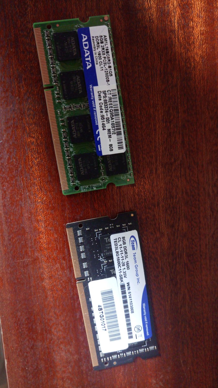 Ram za laptop 2x8gb