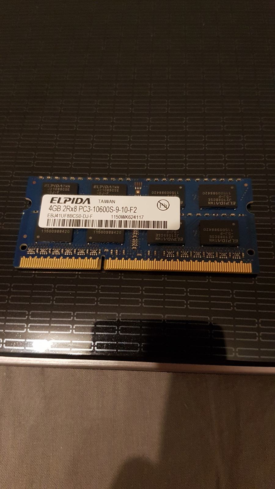 RAM za laptop- 4GB DDR3 SODDIM 1333MHZ