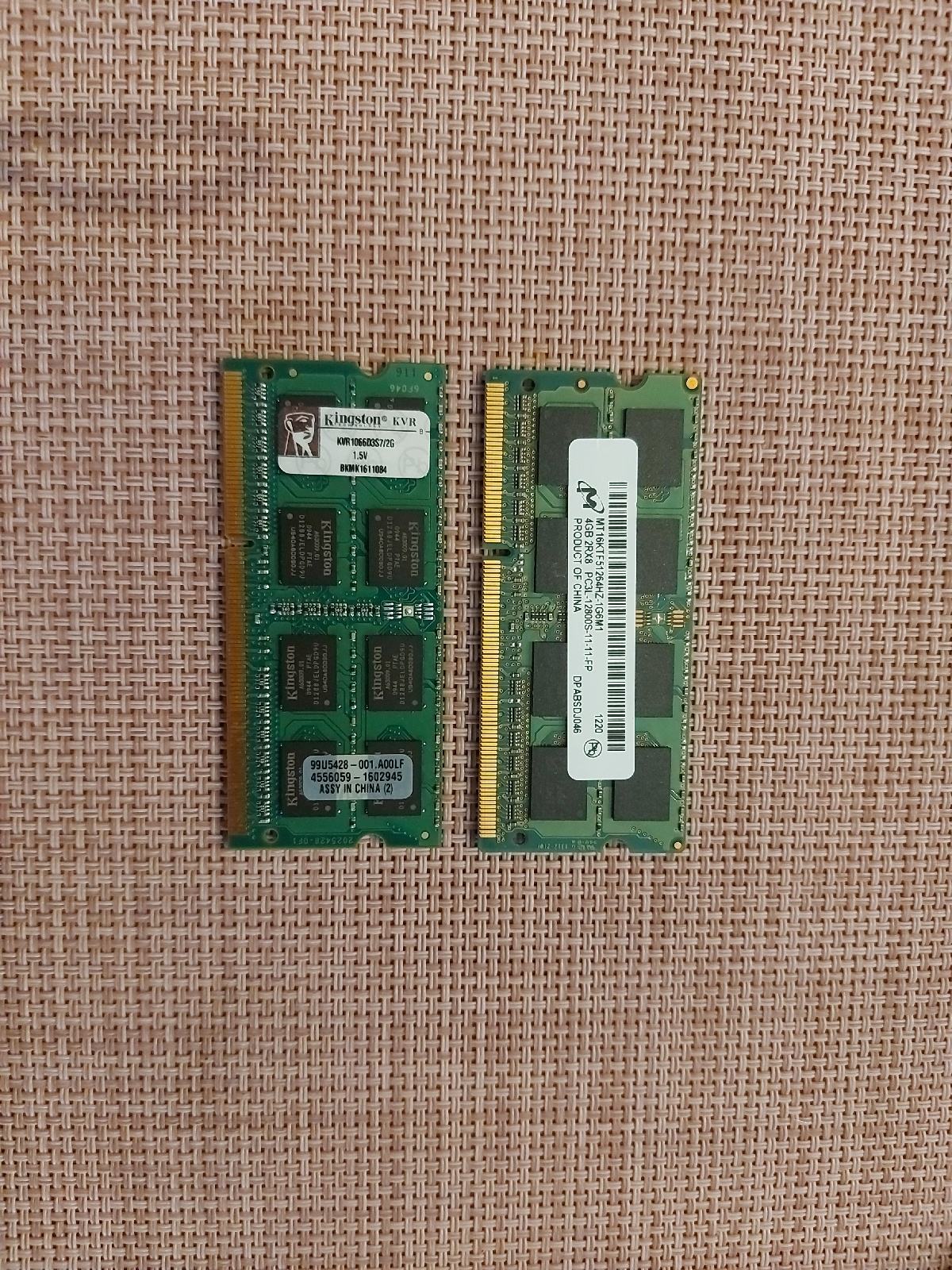 RAM memorije DDR3 sodimm
