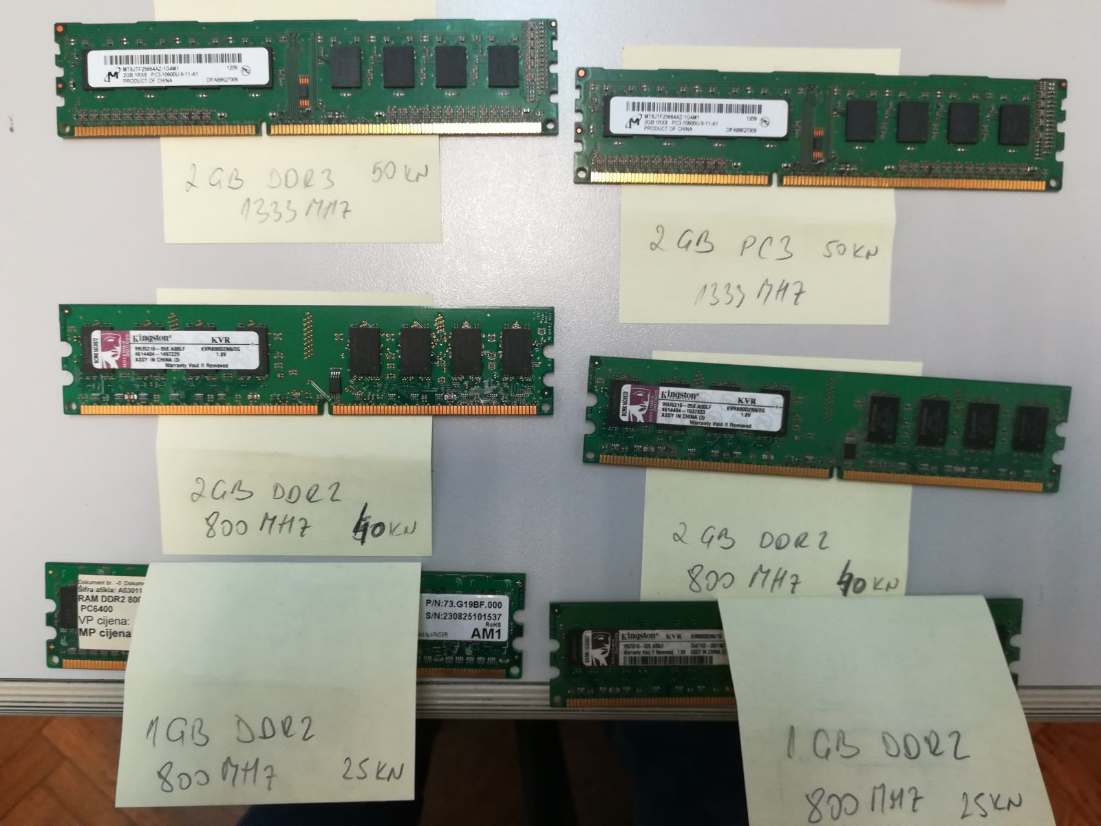 RAM MEMORIJE ZA LAPTOP I PC