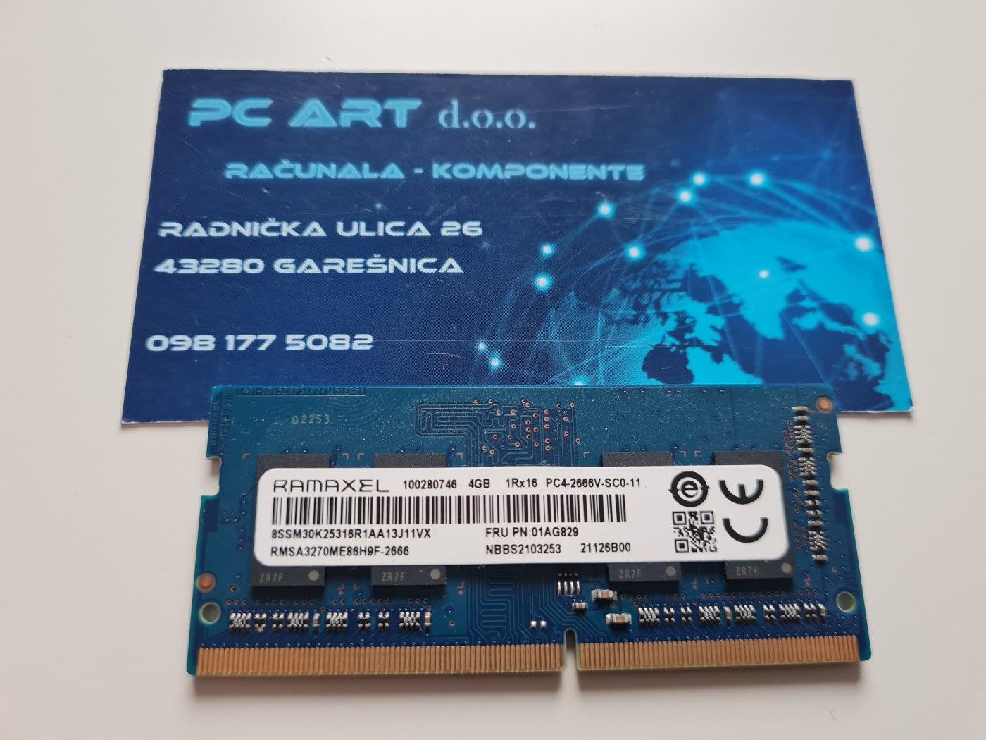 Ramaxel 4gb Ddr4 Pc4 2666 Mhz Sodimm Račun R1 Jamstvo