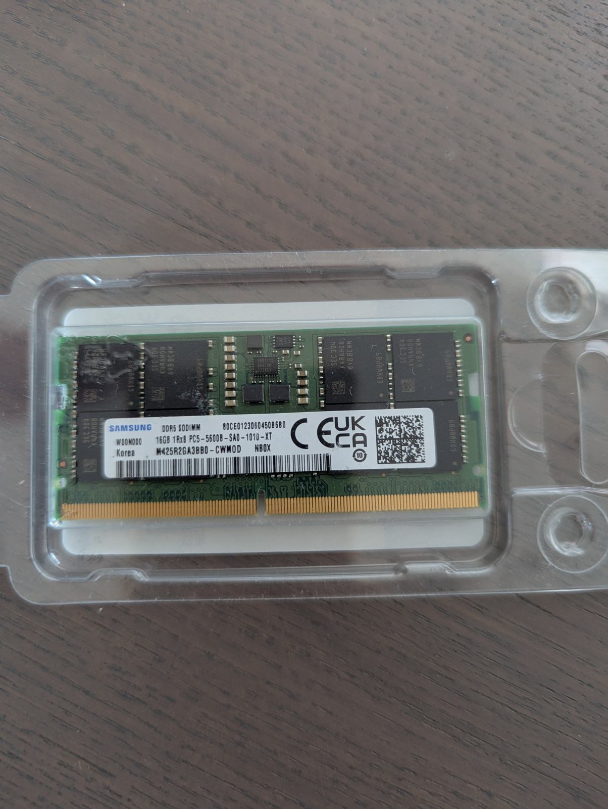 Samsung DDR5 32GB (2x16) 5600Mhz soDIMM