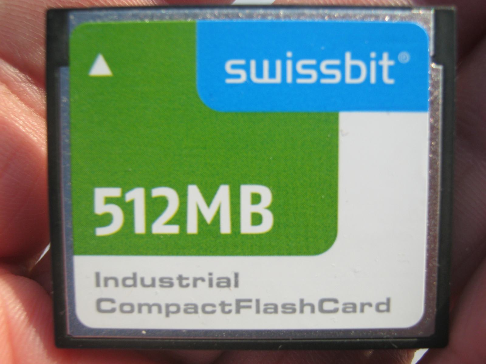 Swissbit 512MB Industrial CompactFlashCard (Osijek)