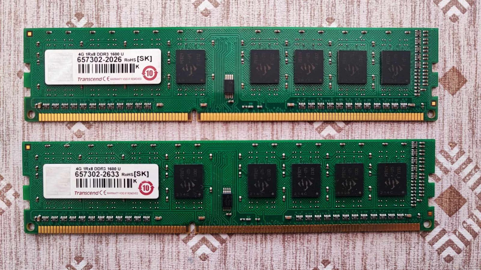 Transcend 8GB (2x4GB) DDR3 1600Mhz