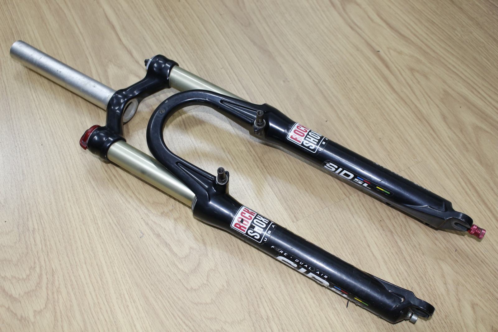 Rock Shox SID SL dual air 80 mm - v/brake i disc - 1370g