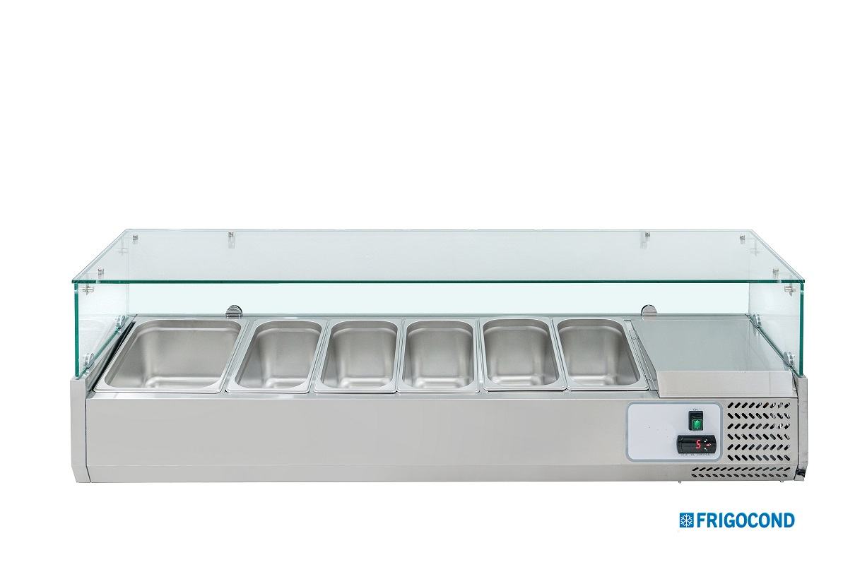 RASHLADNA VITRINA, za nadgradnju,za umake,150 cm,NOVO