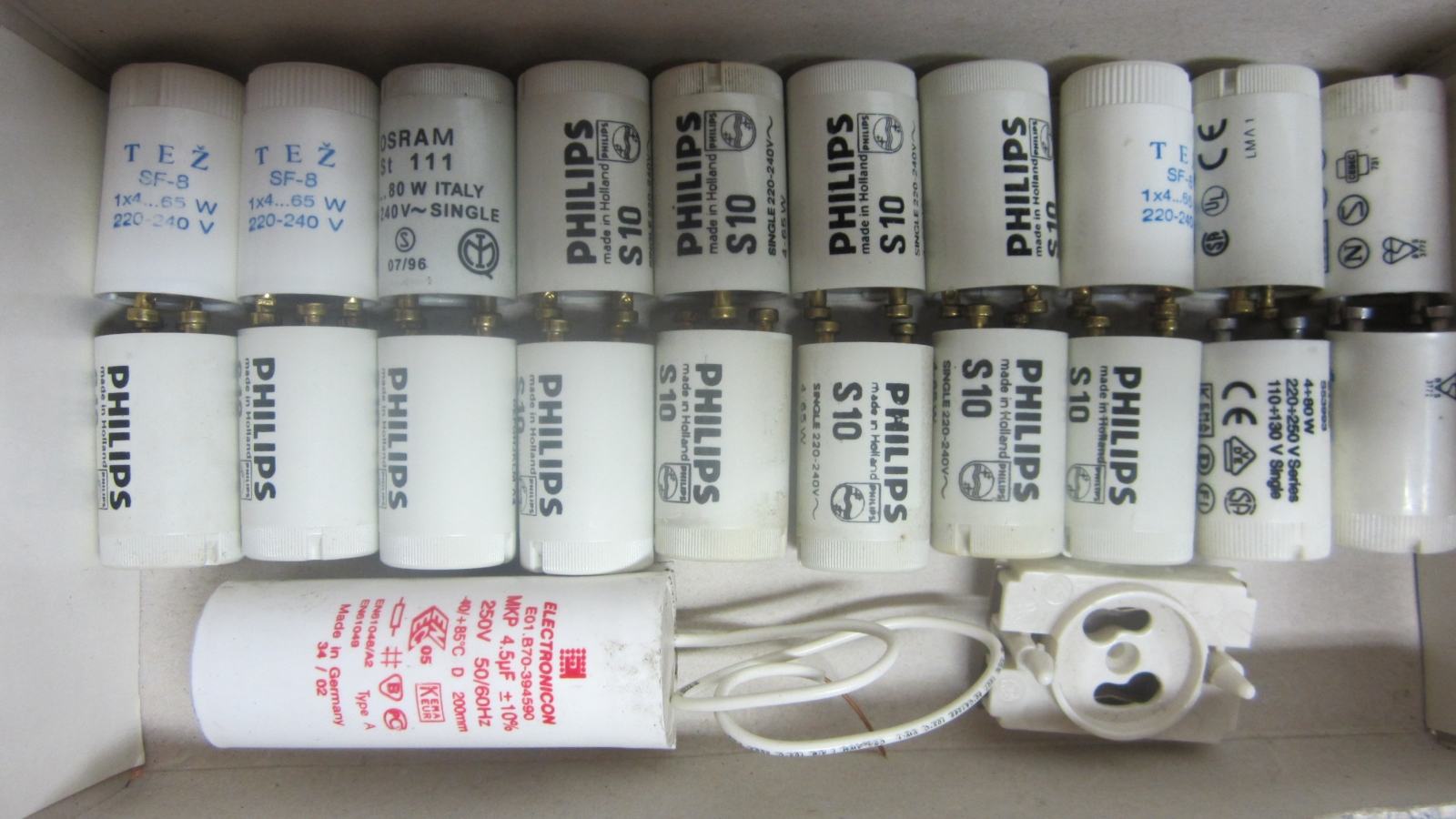 STARTERI PHILIPS , GRLA I ELEKT. PRIG ZA FLUO CIJEVI NOVO 3 KN