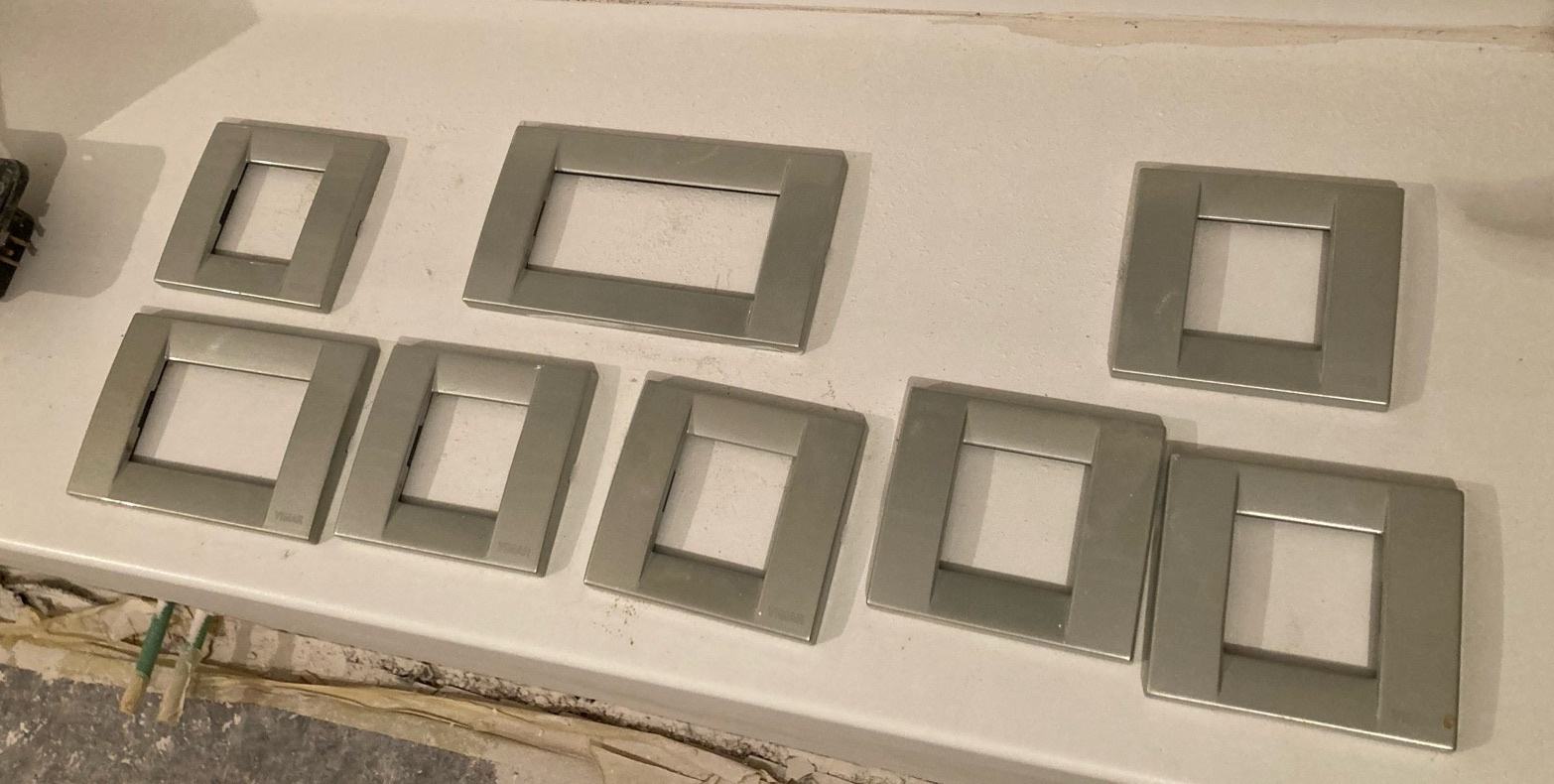 Vimar srebrne aluminijske maske