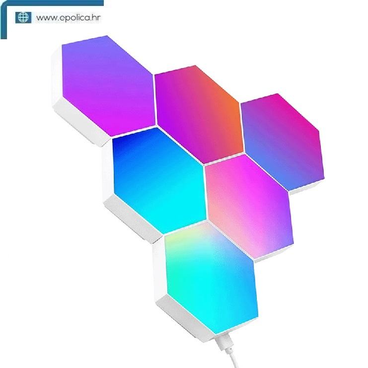 ⏺Smart Hexagon RGB pametna svjetiljka !! AKCIJA