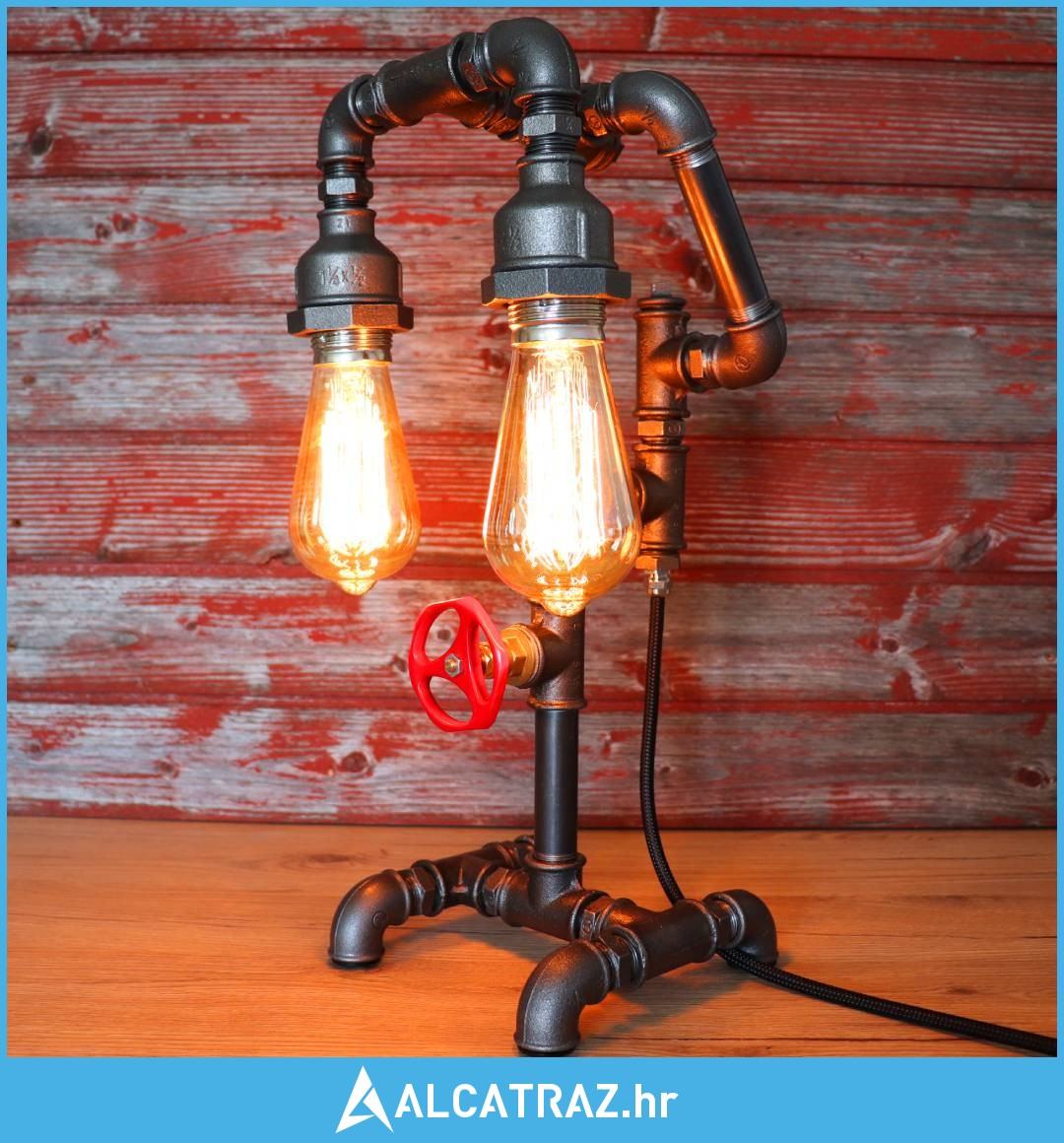 Stolna Svijetiljka / Lampa - Industrial Retro Vintage Steampunk Edison