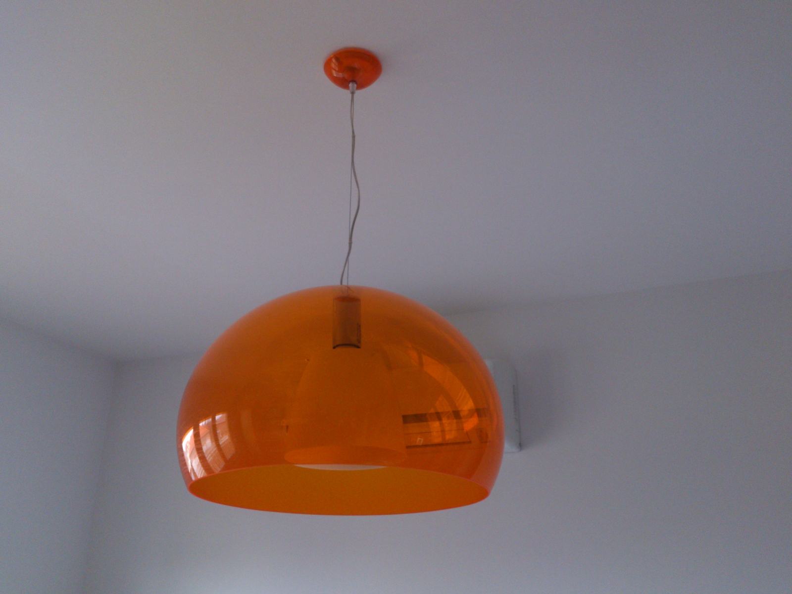 LUSTER Kartell FLY Ceiling Light, Orange!