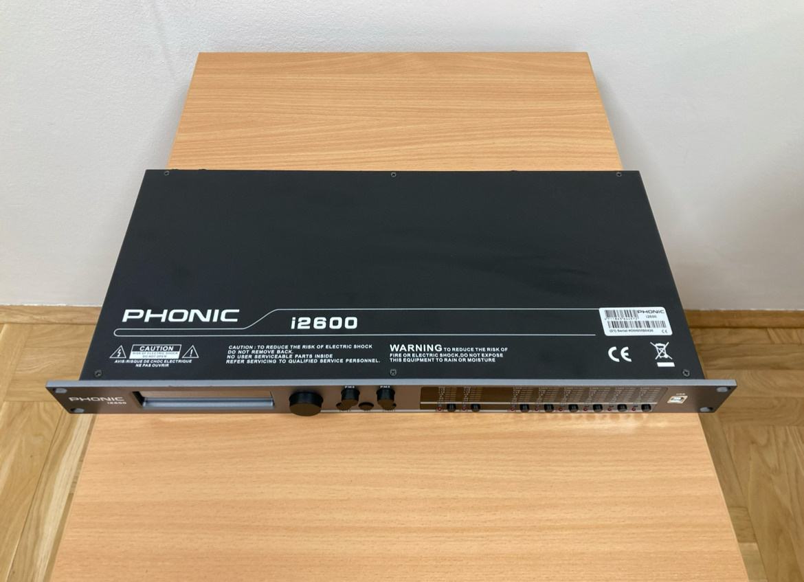 Phonic I2600 2 in 6 Out Speaker Management System