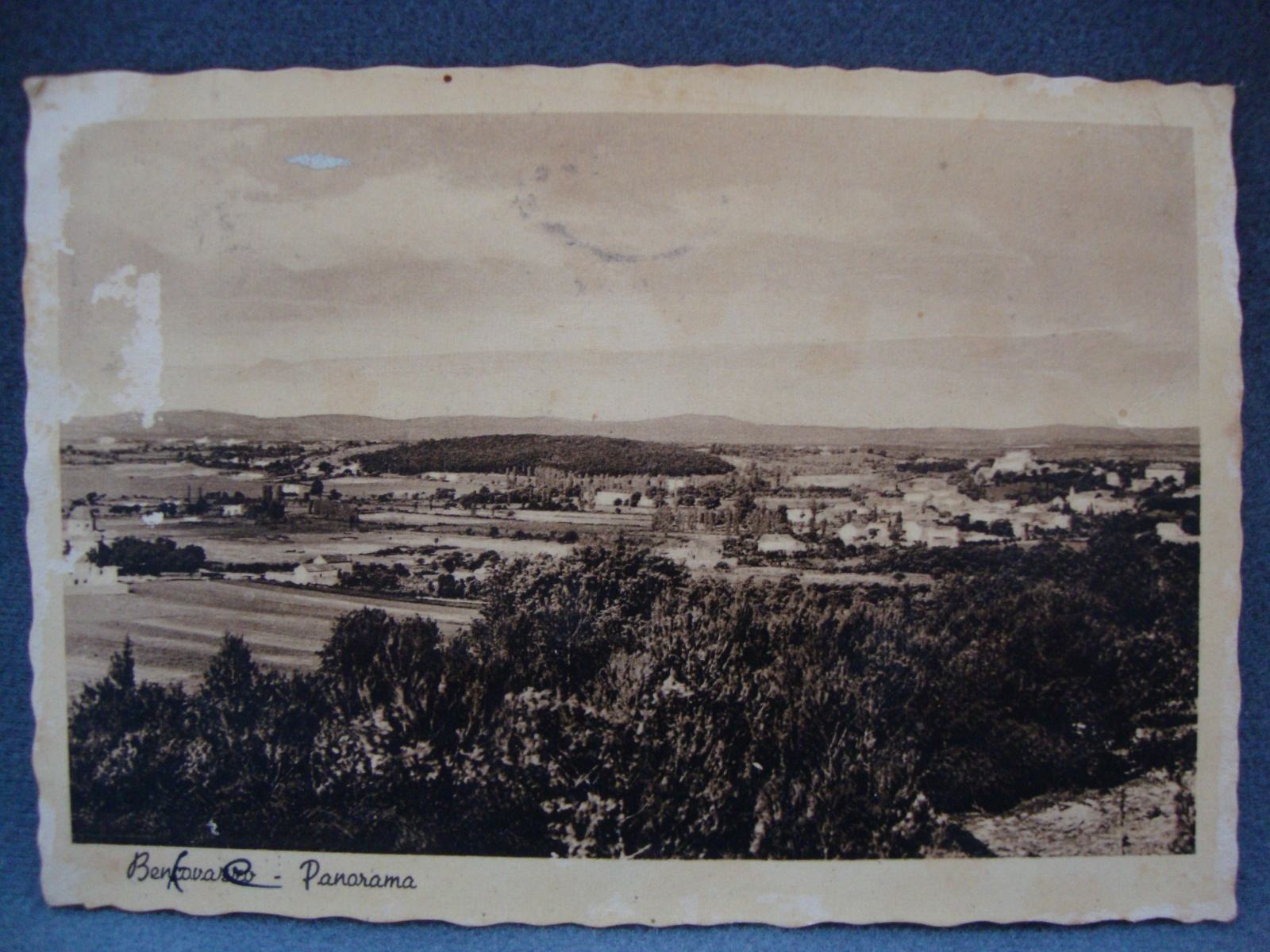 BENKOVAC pPanorama POSTCARD 1941. - dopisnica putovala za Split