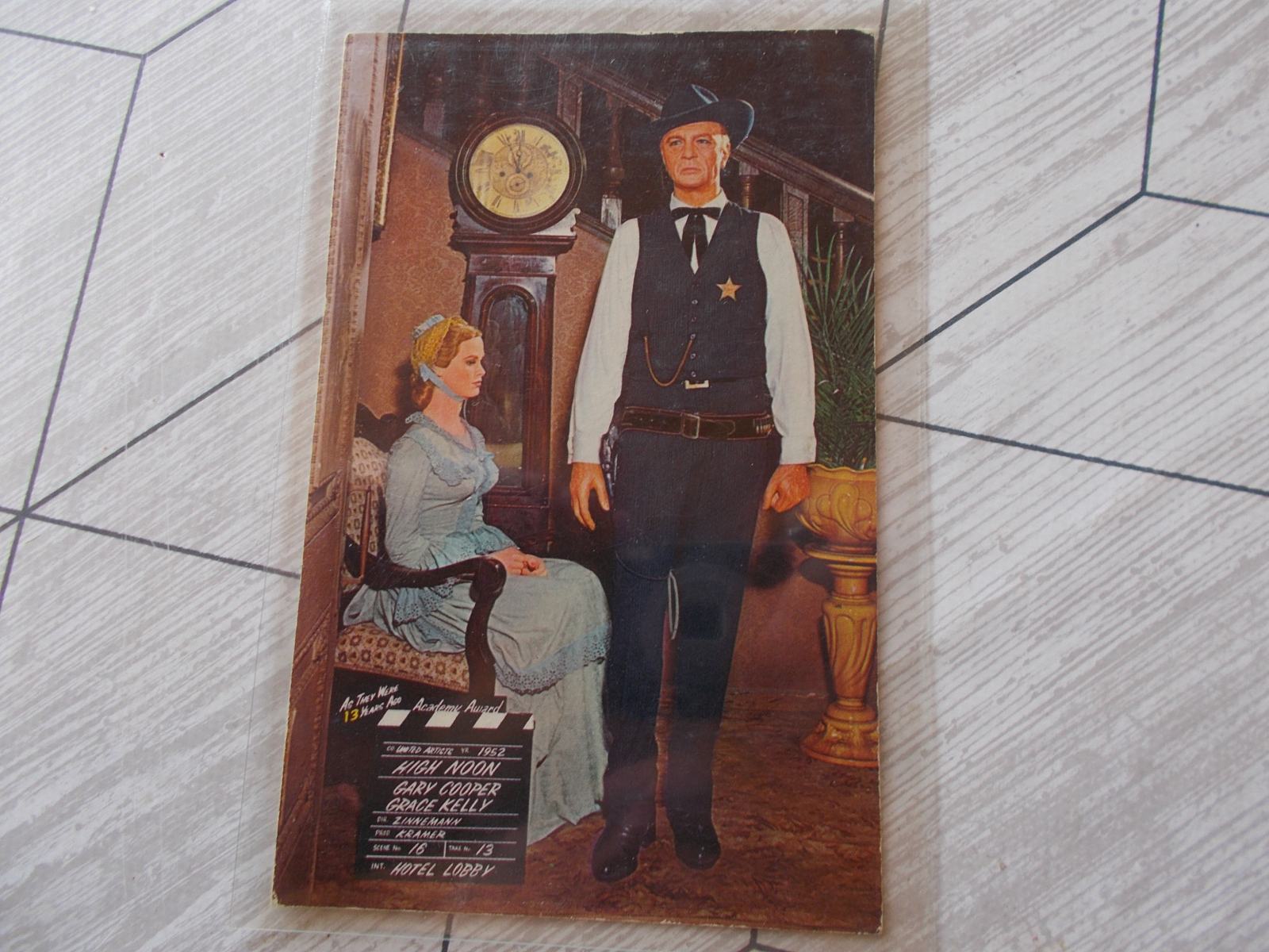 Gari Kuper i Grejs Keli u Filmu High Noon,razglednica