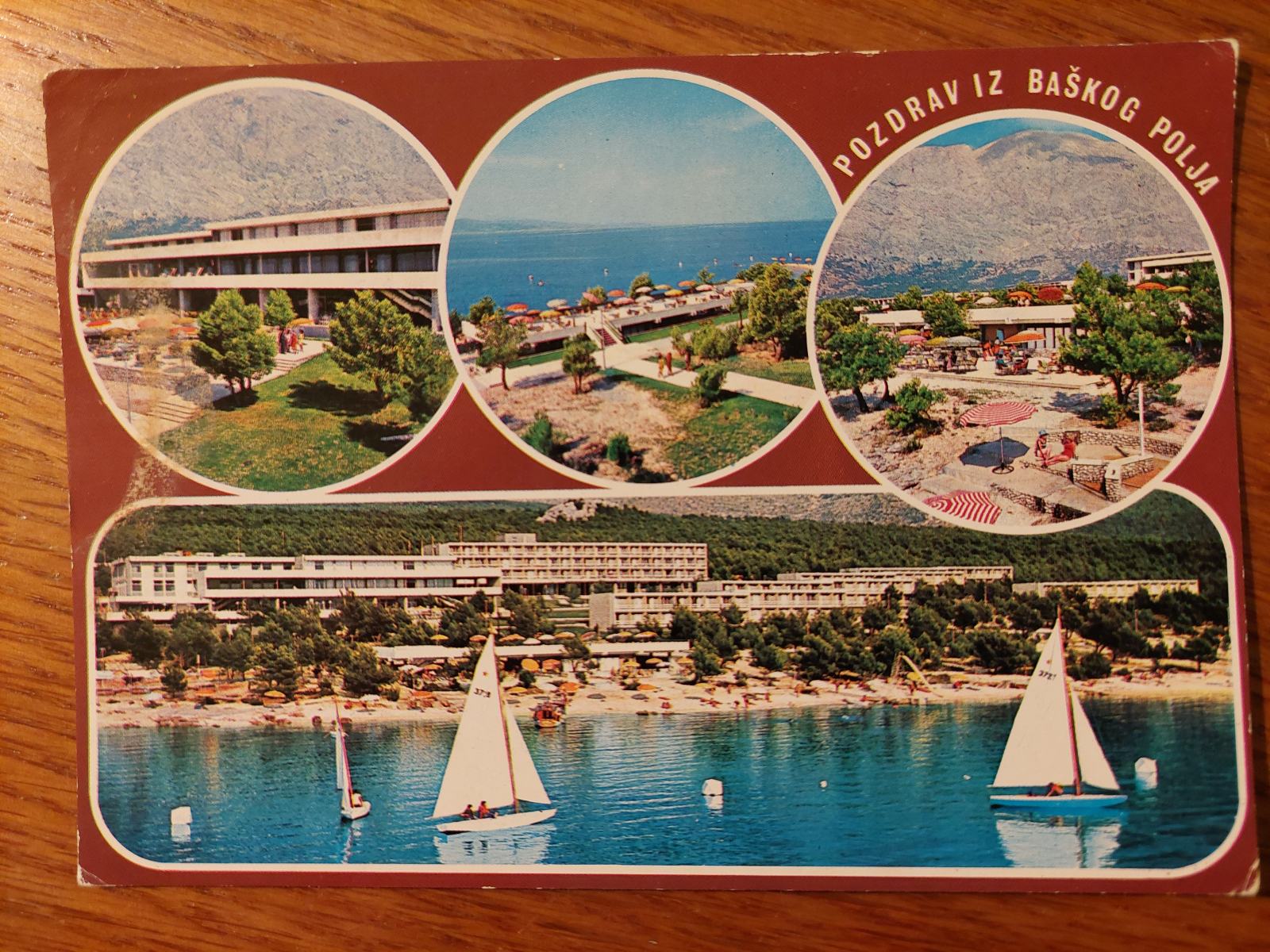 Goran IPE IVANDIĆ - Pozdrav iz BAŠKOG POLJA / Razglednica iz 1976. g.