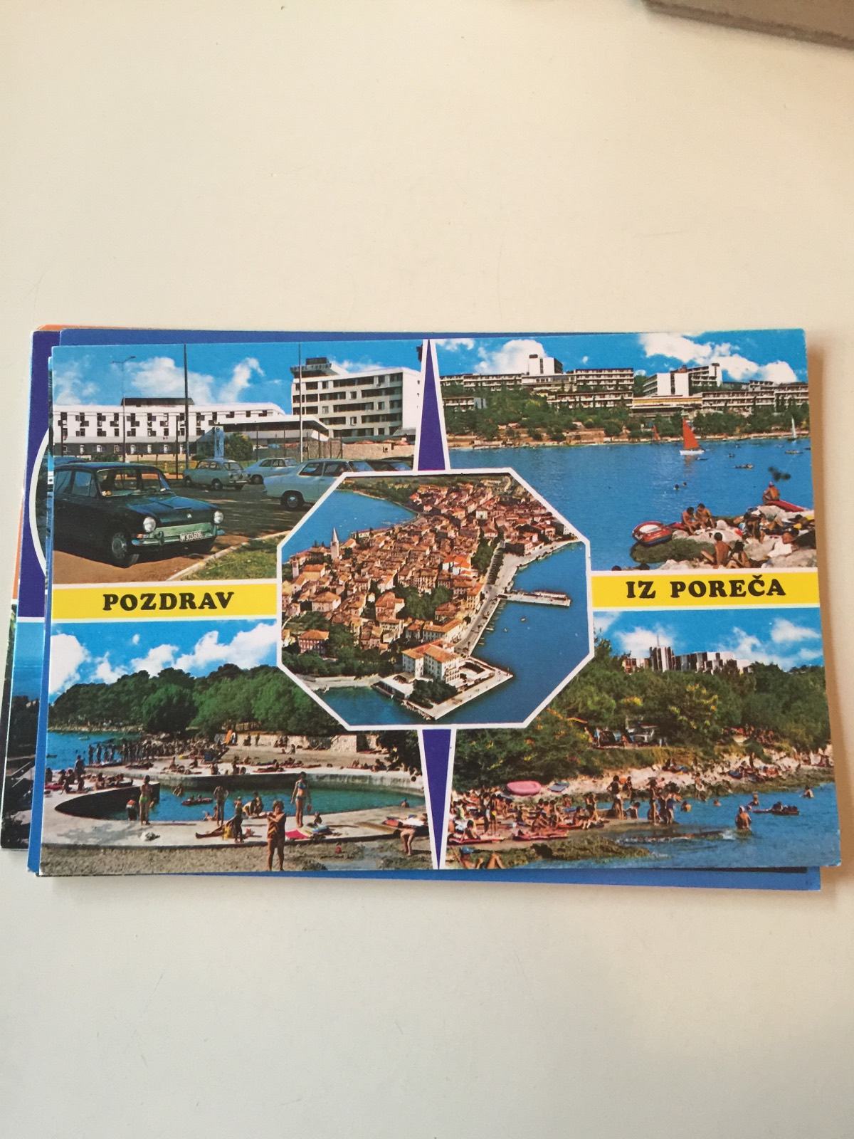 Lot razglednica Poreč, Tar i Tarska Vala, Jugoslavija, marke