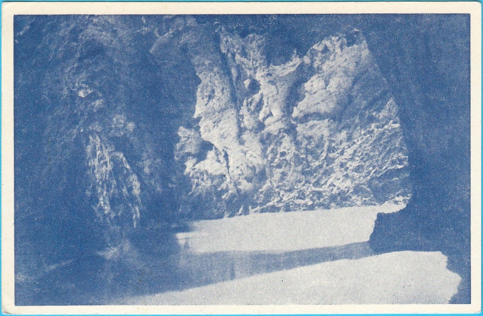 MODRA ŠPILJA - Otok Biševo kod Komiža (otok Vis) stara razglednica