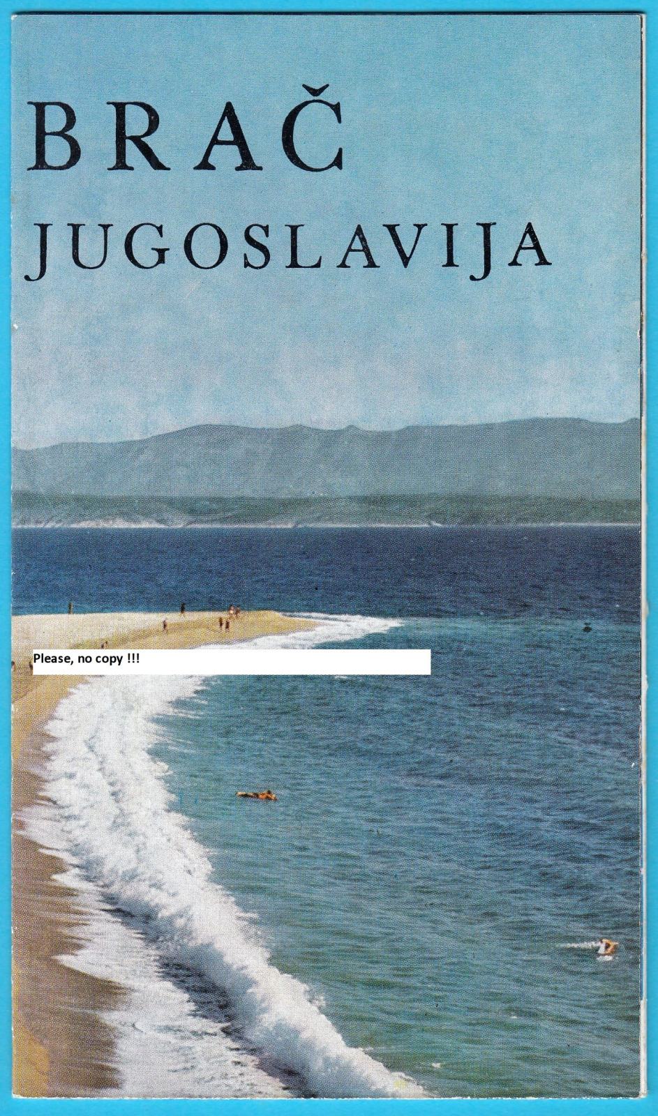 OTOK BRAČ Supetar Bol Postira Sutivan Milna Povlja turistička brošura