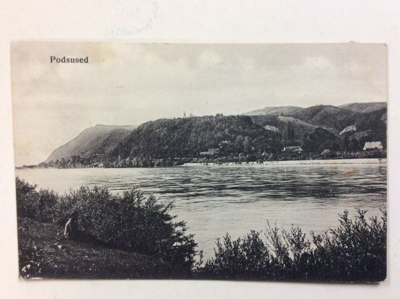 PODSUSED STARA RAZGLEDNICA POGLED S OBALE NA OBALU 1916.