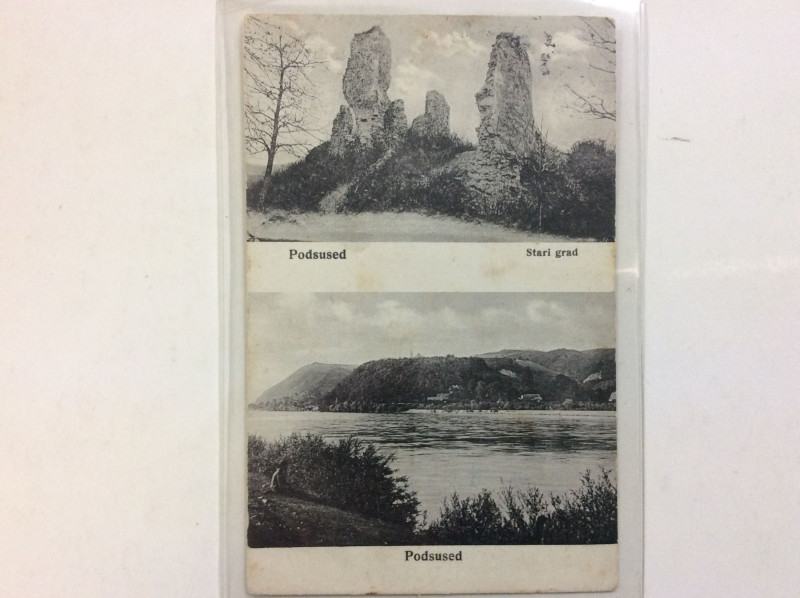 PODSUSED STARA RAZGLEDNICA STARI GRAD I OBJE OBALE 1916.