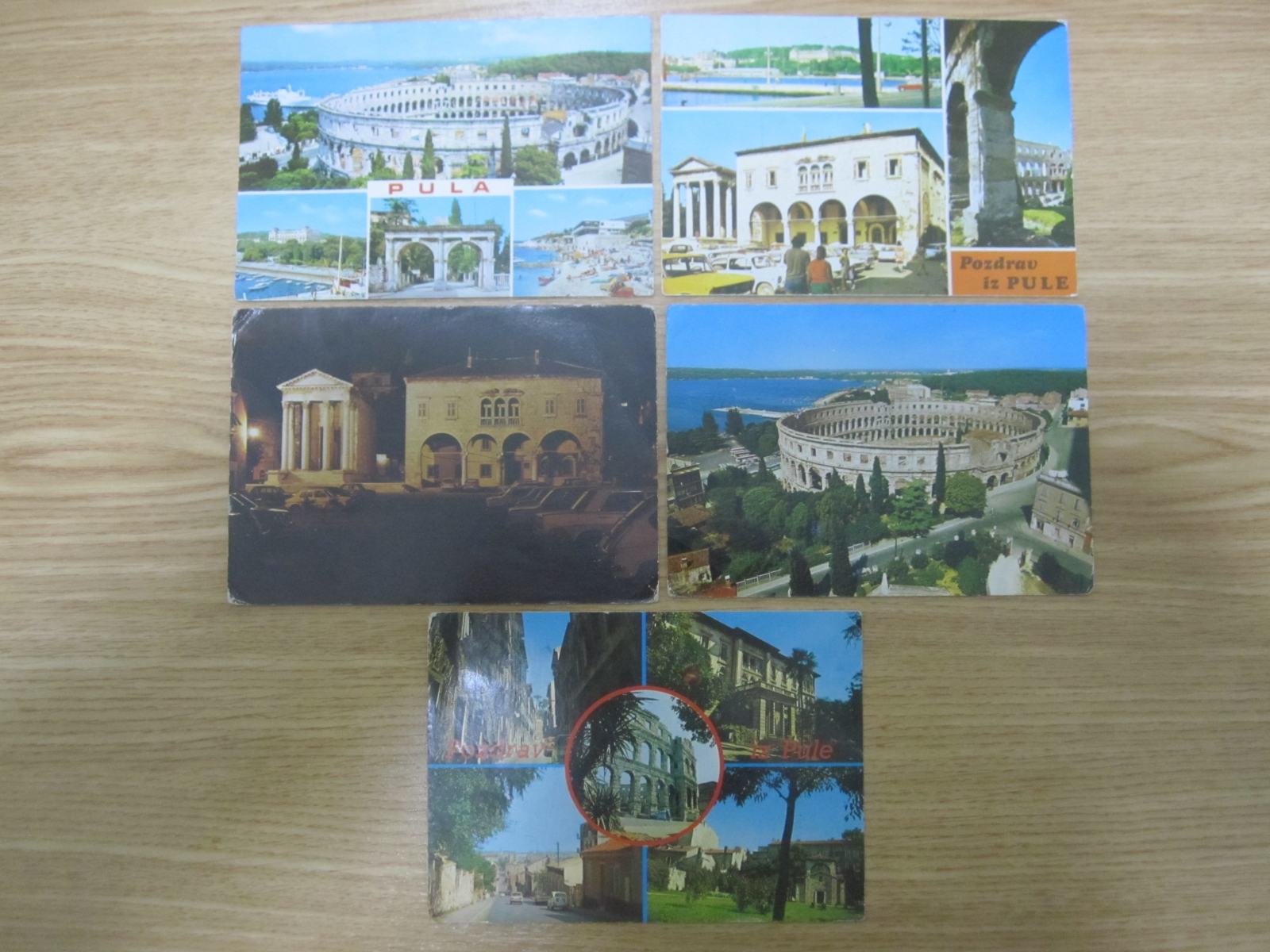Razglednice Pula 1977.-1981.