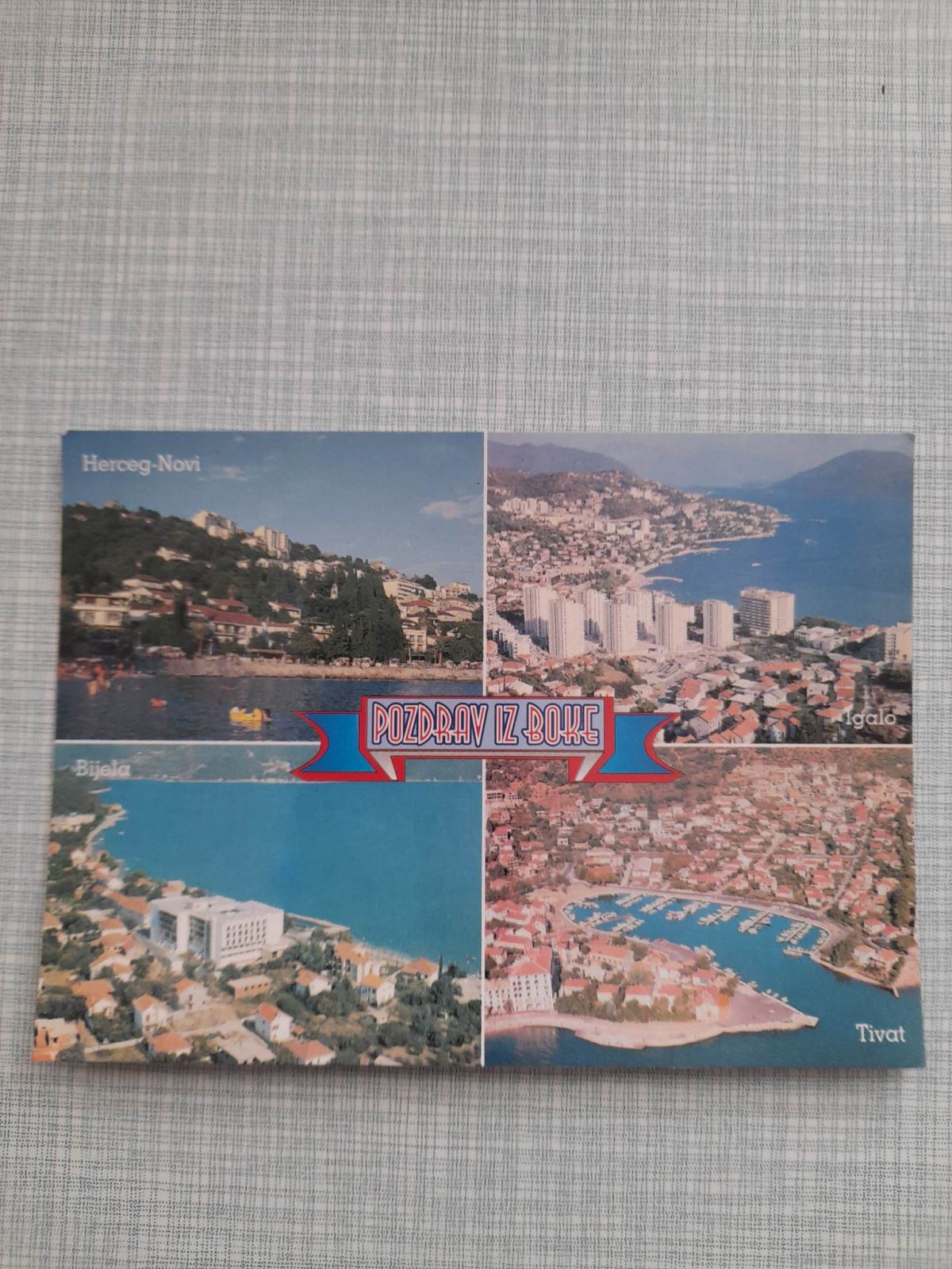 razglednica 1980-tih pozdrav iz boke
